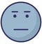 Nodding, Emoticons Vector Isolated Icon Which Can Easily Modify or Edit ...