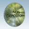 NON DEPOSITORY concept stock illustration. Illustration of business ...
