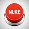 NUKE Red Button on a Grunge Concrete Background. Nuclear Bomb Launching ...