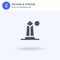 Obelisk Icon Vector, Filled Flat Sign, Solid Pictogram Isolated on ...