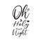 Oh Holy Night Black Letter Quote Stock Vector - Illustration of ...