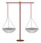 Old weight scale, icon stock vector. Illustration of government - 261379912