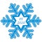 Blue Snowflake, PF 2020, Vector Illustration Stock Vector ...