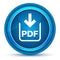 PDF Document Download Icon Eyeball Blue Round Button Stock Illustration ...