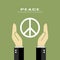Peace poster stock vector. Illustration of human, label - 63979780