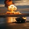 Atomic strike stock image. Image of sunset, darkness - 292624041