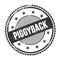 PIGGYBACK, Word on Black Round Stamp Sign Stock Illustration ...