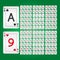 Alphabet Playing Cards Font Stock Illustrations – 209 Alphabet Playing ...