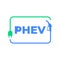 Plug-in Hybrid Electric Vehicles PHEV Logo. Stock Vector - Illustration ...