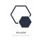 Poligon Icon on White Background. Simple Element Illustration from ...