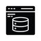 Cache Memory Vector Solid Icon Design Illustration. Cloud Computing ...