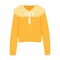 Hand Drawing Cartoon Yellow Sweater Stock Illustration - Illustration ...
