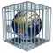 Prisoned Earth stock illustration. Illustration of captive - 203125