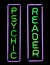 Psychic Neon Sign stock photo. Image of sign, psychic - 8432760