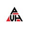 PVH Triangle Letter Logo Design with Triangle Shape. PVH Triangle Logo ...