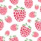 Raspberry Seamless Pattern for Your Design Stock Vector - Illustration ...