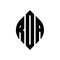 RDA Circle Letter Logo Design with Circle and Ellipse Shape. RDA ...
