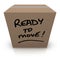 Ready To Move Cardboard Box Moving Relocation Stock Illustration ...