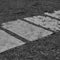 Rectangular Stepping Stone Walkway in Grayscale Stock Image - Image of ...
