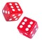 Red Dice stock photo. Image of numbers, odds, casino - 14185404