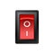 Red Switch Button Vector Illustration. Stock Illustration ...