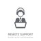 Remote Support Icon. Trendy Remote Support Logo Concept on White Stock ...