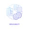 Replicability concept icon stock vector. Illustration of vector - 211673474
