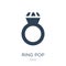 Ring Pop Icon in Trendy Design Style. Ring Pop Icon Isolated on White ...