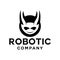 Robotic Technology Logo Design Vector Artificial Intelligence Symbol ...