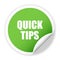 Quick Tips Sticker Vector Illustration Stock Illustration ...
