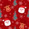 Christmas Rudolph Pattern Stock Illustrations – 703 Christmas Rudolph ...