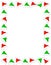 Santa hat border / frame stock vector. Illustration of celebration ...