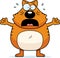 Scared Cat stock vector. Illustration of panic, scream - 14436320