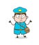 Scared Mailman Surprised Behavior Vector Stock Illustration ...