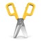 Scissors Front View stock illustration. Illustration of edge - 33237216