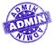 Scratched Textured ADMIN Stamp Seal Stock Vector - Illustration of ...