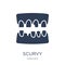 Scurvy Icon. Trendy Flat Vector Scurvy Icon on White Background Stock ...