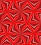 Seamless Polygonal Red Pattern. Geometric Abstract Background Stock ...