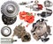Set of Automotive Spare Parts Stock Photo - Image of diverse ...