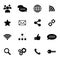 Set of Flat Icons - Connection and Social Media Stock Vector ...