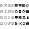 Setup Icon Vector Set. Settings Illustration Sign Collection. Menu ...