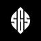 SGS Circle Letter Logo Design with Circle and Ellipse Shape. SGS ...