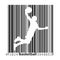 Silhouette of a Basketball Player and Barcode. Stock Vector ...