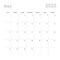 Simple Wall Calendar for May 2023 with Dotted Lines. the Calendar is in ...