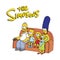 The Simpsons Family in the Sofa Editorial Stock Photo - Illustration of ...