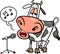 Singing Cow Cartoon Illustration Stock Vector - Illustration of artist ...