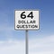 Sixty Four Dollar Question stock photo. Image of expression - 53338540