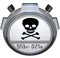 Skull Crossbones Stopwatch Timer Death Clock Stock Illustration ...