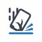 Smartphone drop icon stock vector. Illustration of icon - 262611497