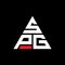 SPG Triangle Letter Logo Design with Triangle Shape. SPG Triangle Logo ...